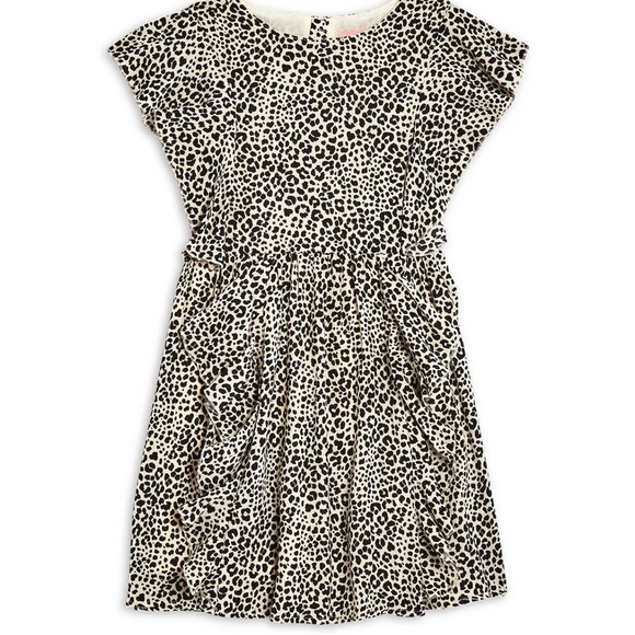 BCBG | Dresses | Girls Leopard Print Ruffled Crepe Dress Little Kid 2t | Poshmark